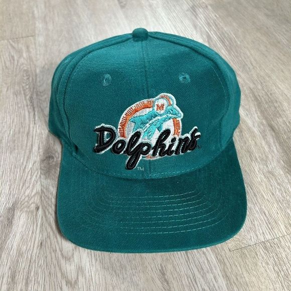 Drew Pearson | Accessories | Vintage Miamidolphins Hat Snapback Script ...